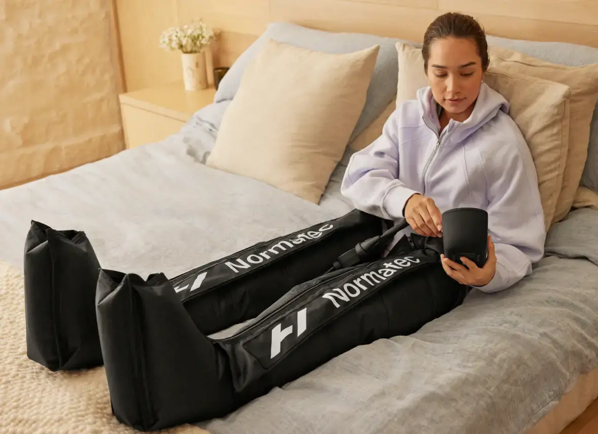 深度體驗Normatec 3 Legs氣壓按摩裝置的力量 - URSA SPORTS 有熊運動